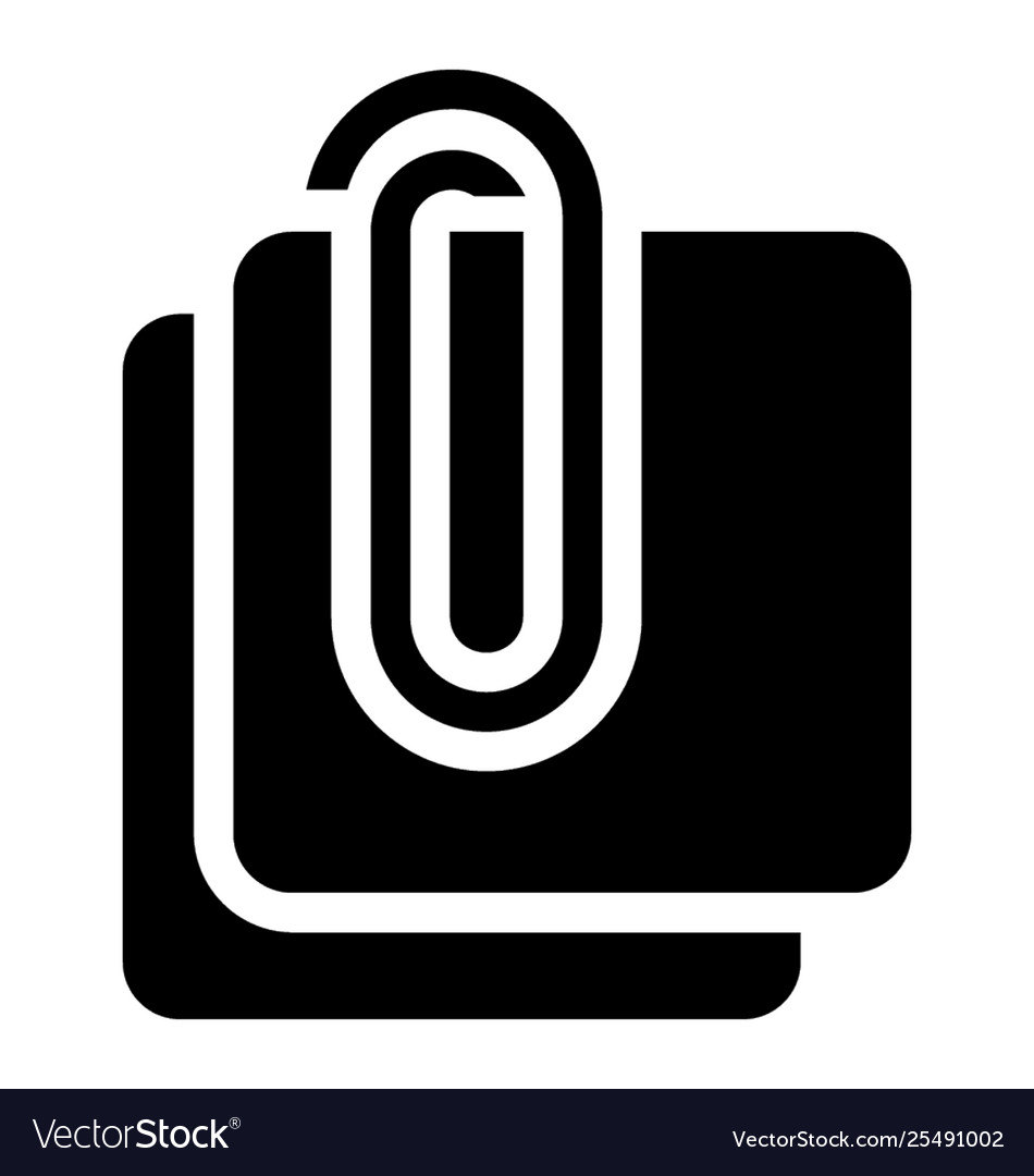 File clipper Royalty Free Vector Image - VectorStock