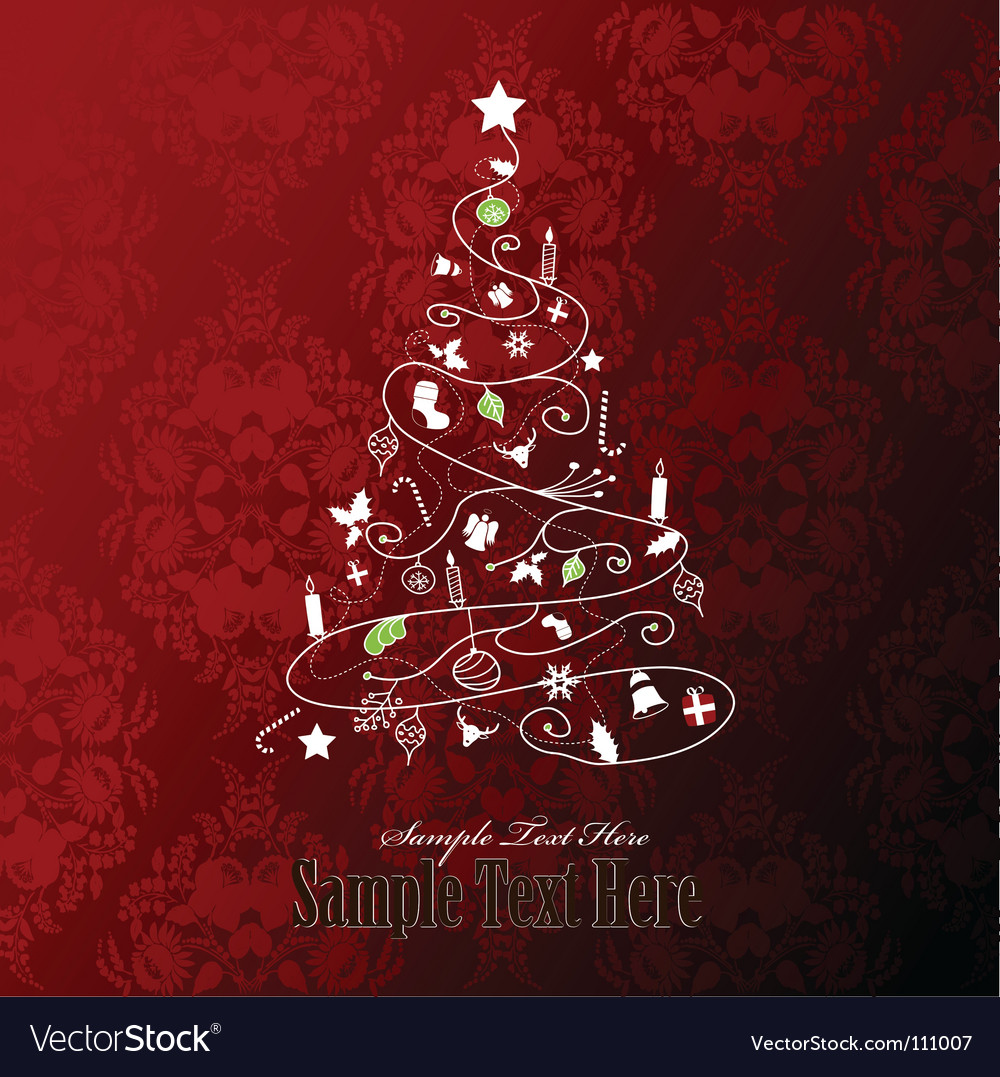 Christmas tree Royalty Free Vector Image - VectorStock