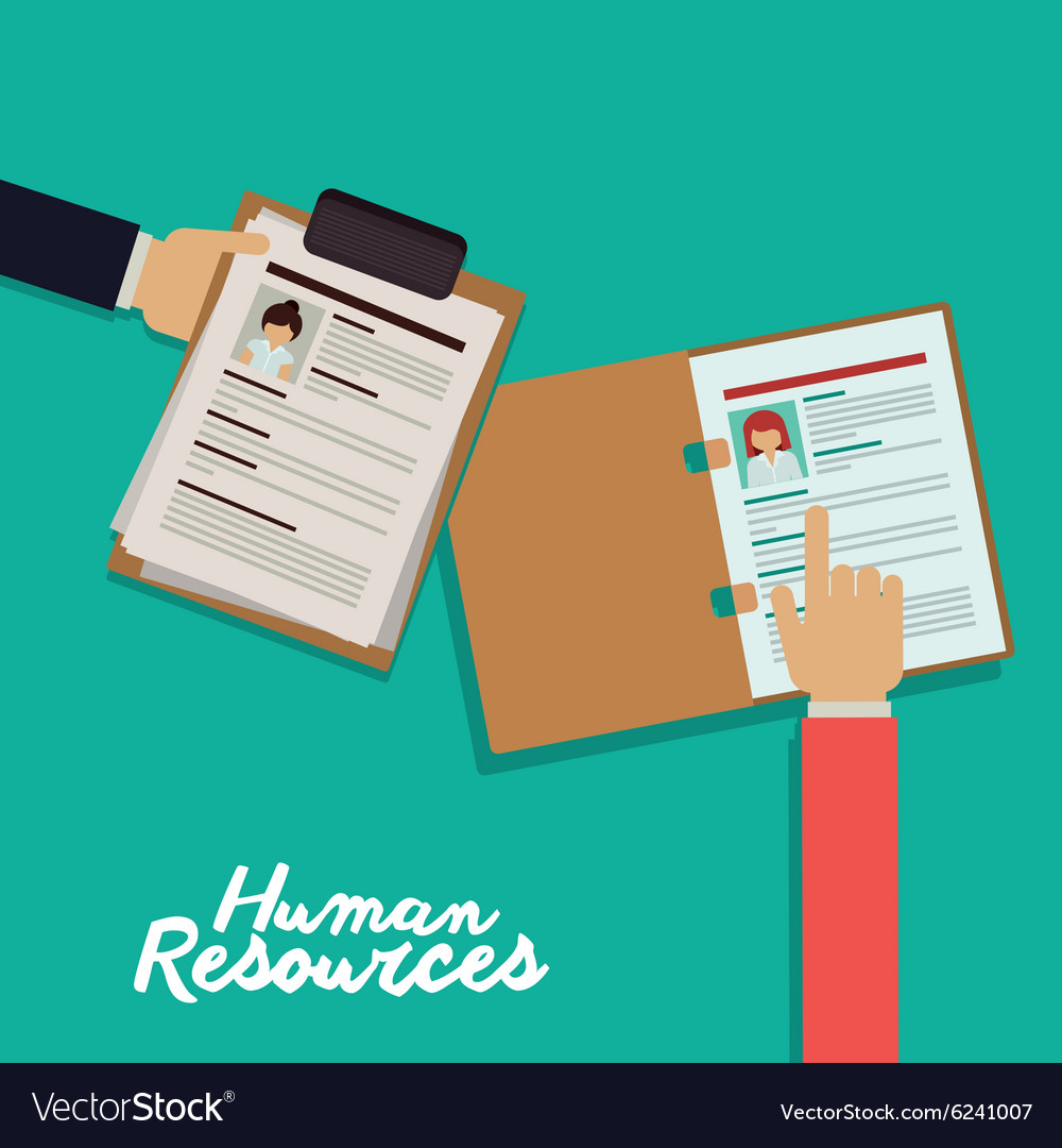 Human resources design Royalty Free Vector Image