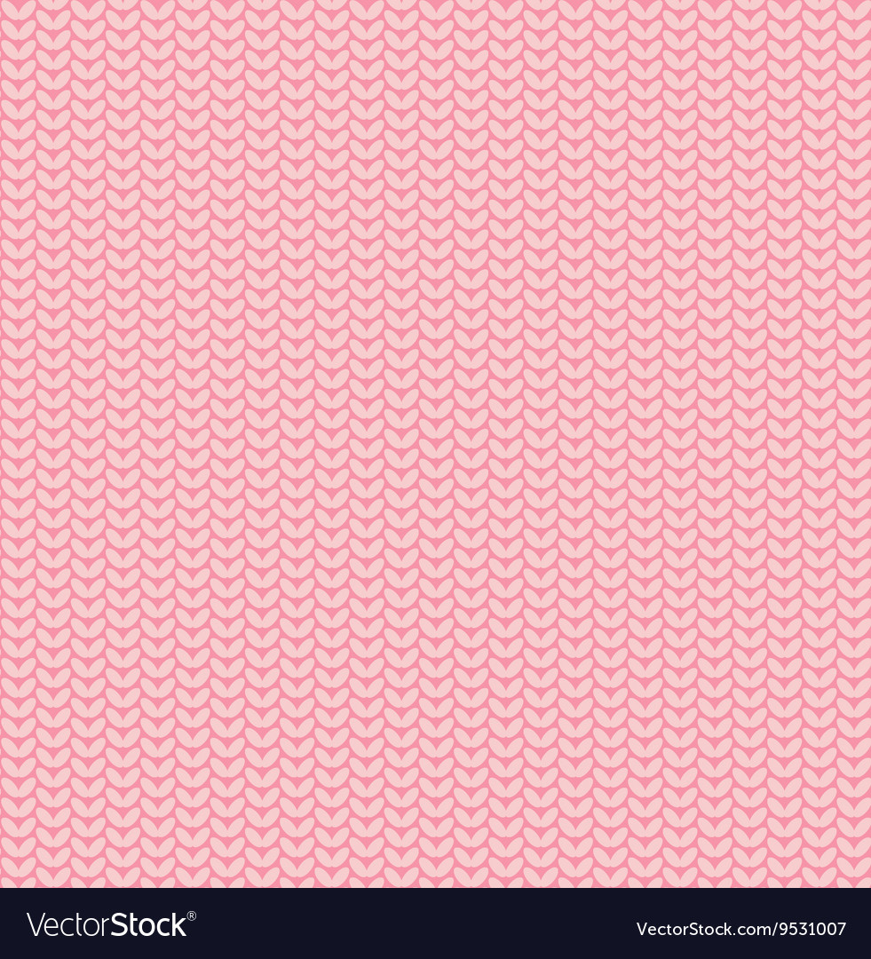 Seamless knitted pattern background Royalty Free Vector