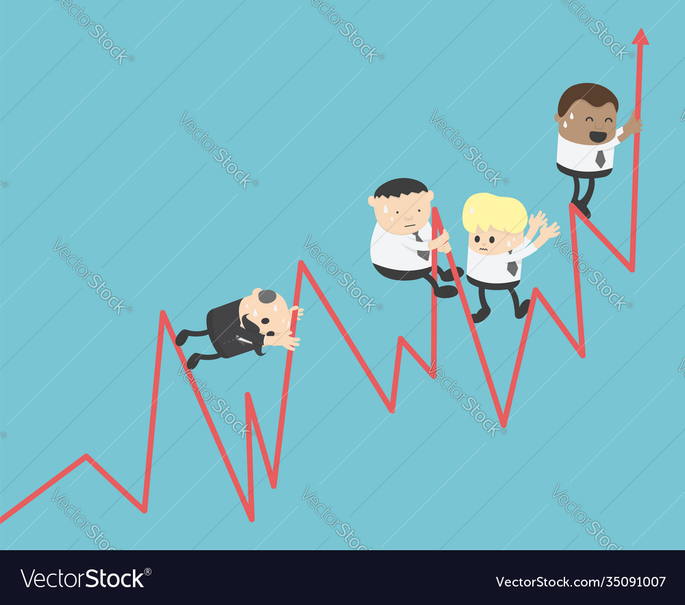 Team work business concept Royalty Free Vector Image