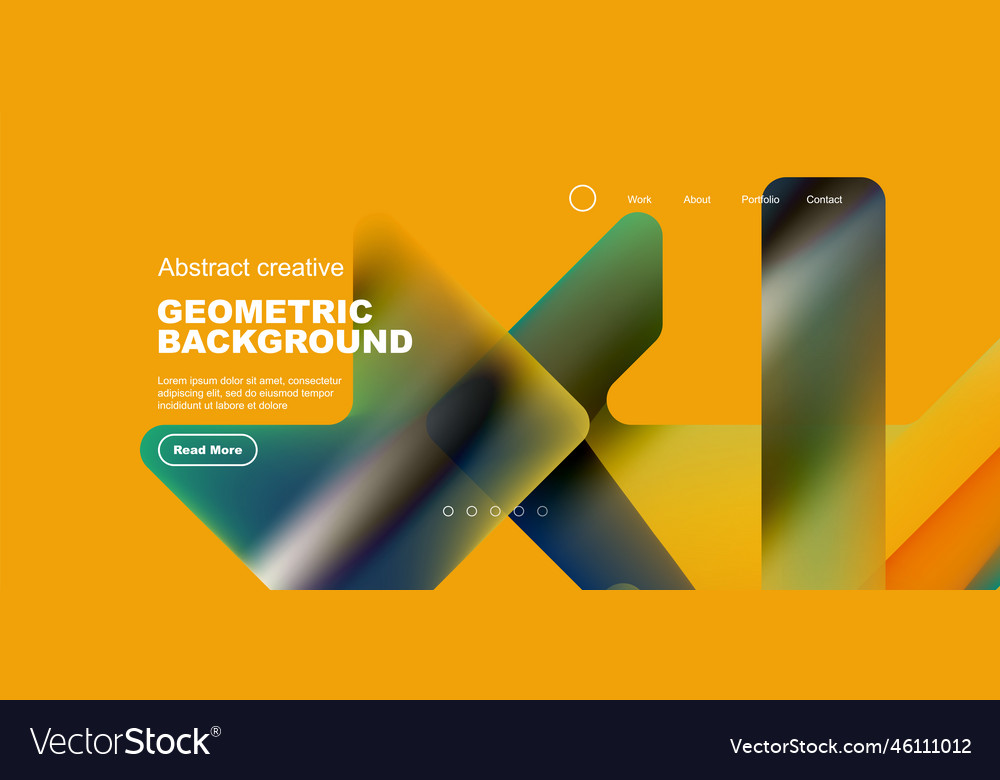 Abstract trendy geometric patterns poster Vector Image Abstract trendy geometric patterns poster Vector Image