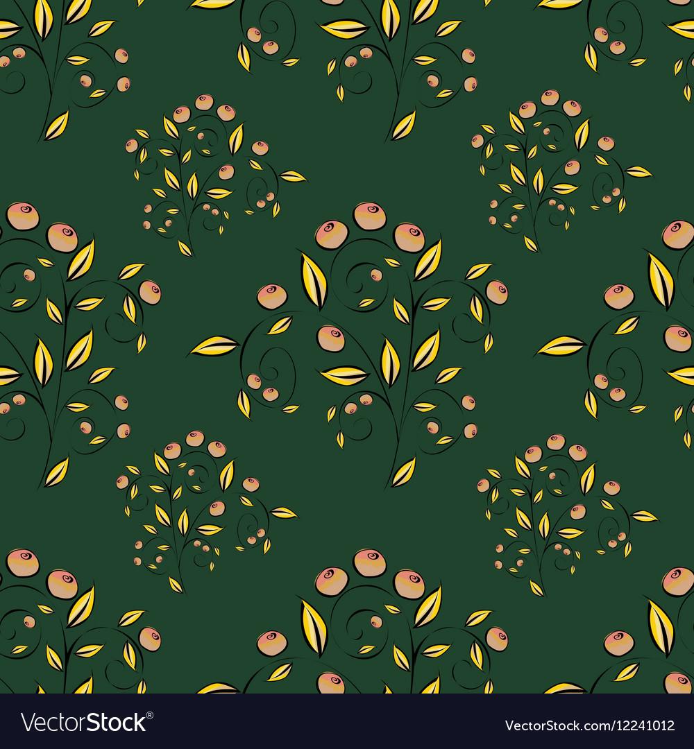 Berries abstract seamless pattern Royalty Free Vector Image