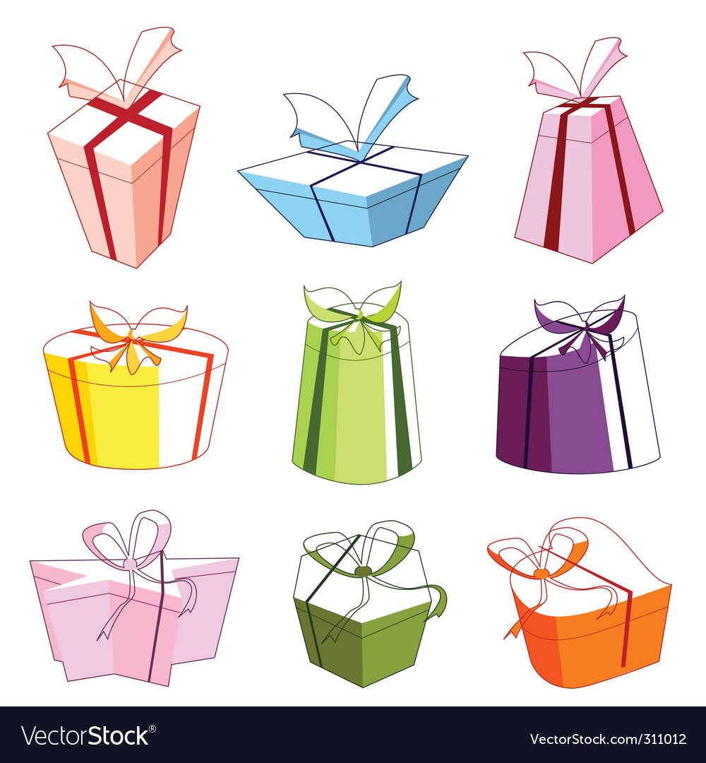 Gift box Royalty Free Vector Image - VectorStock