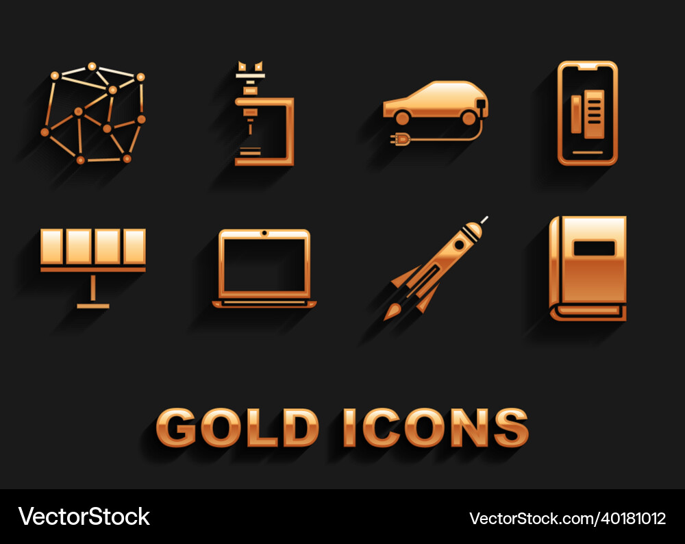 Set laptop smartphone mobile phone user manual Vector Image