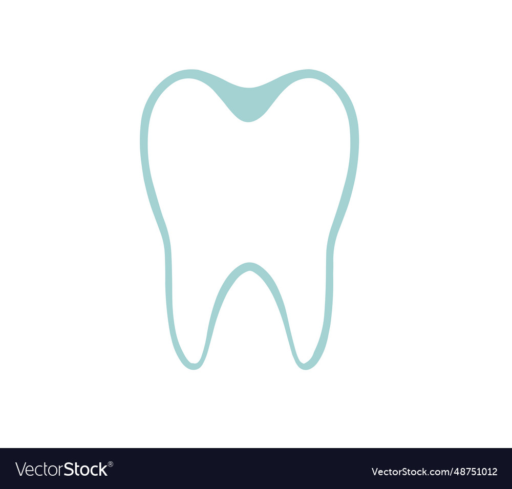 Tooth logo design Royalty Free Vector Image - VectorStock
