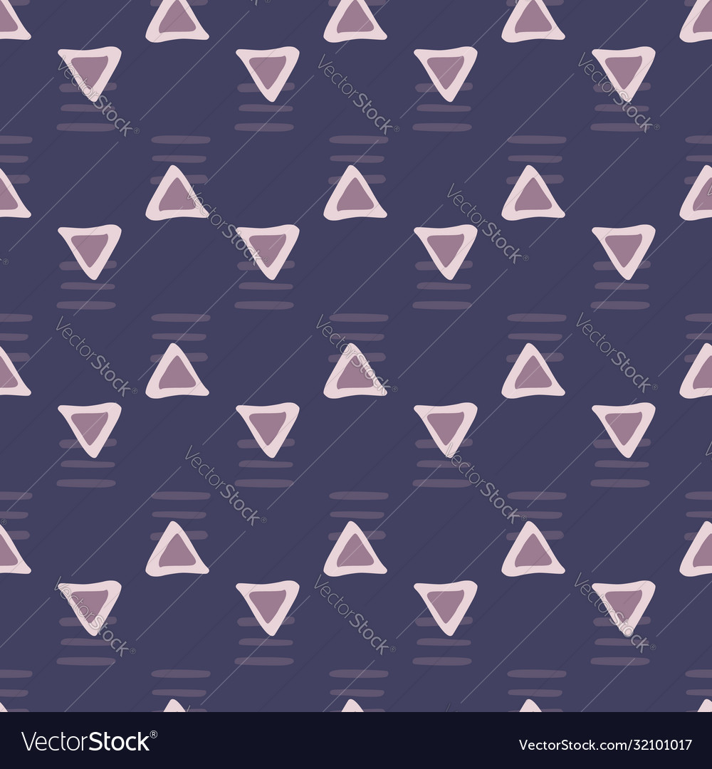 Geometric triangle seamless pattern creative Vector Image