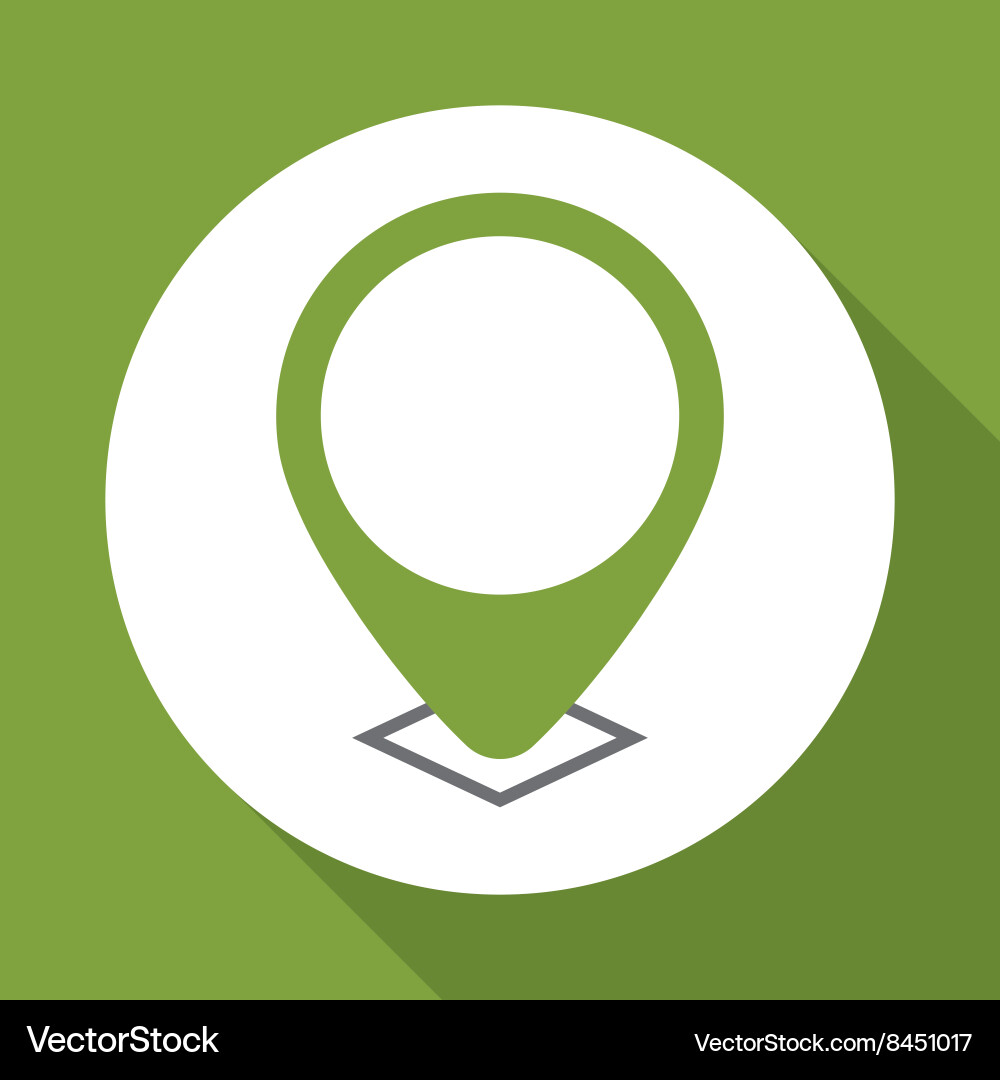 Graphic design of gps Royalty Free Vector Image