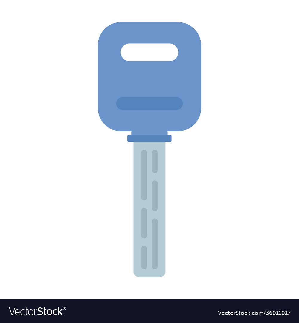 Key flat Royalty Free Vector Image - VectorStock