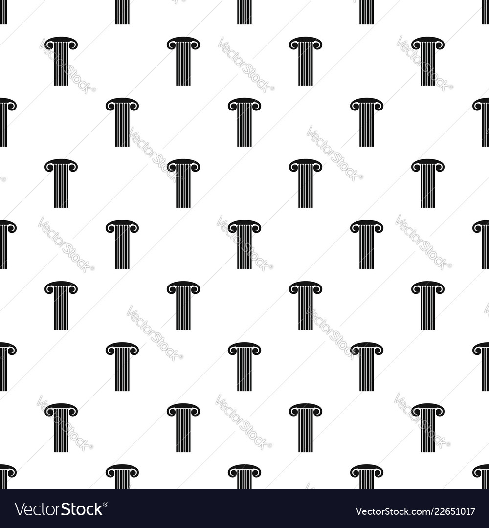Marble column pattern seamless Royalty Free Vector Image