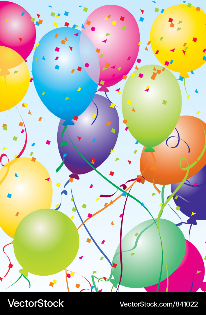 Balloons Royalty Free Vector Image - VectorStock