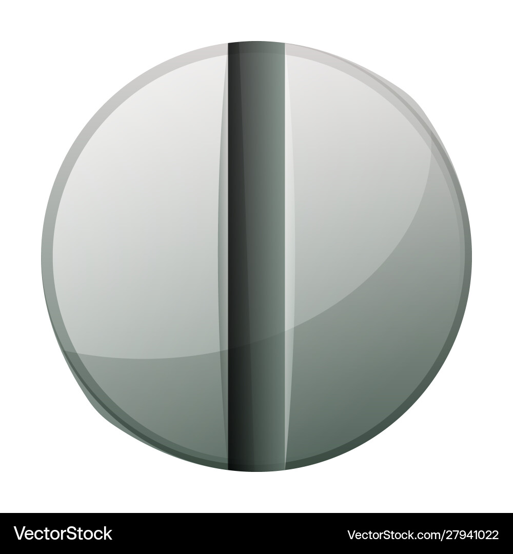 Fastener head iconcartoon icon Royalty Free Vector Image