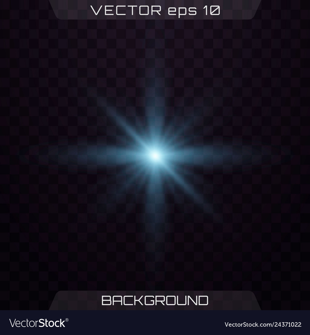 Set light effects Royalty Free Vector Image - VectorStock