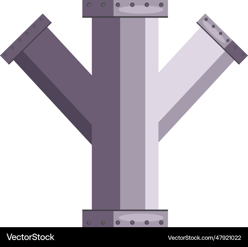 Three pipe communication Royalty Free Vector Image