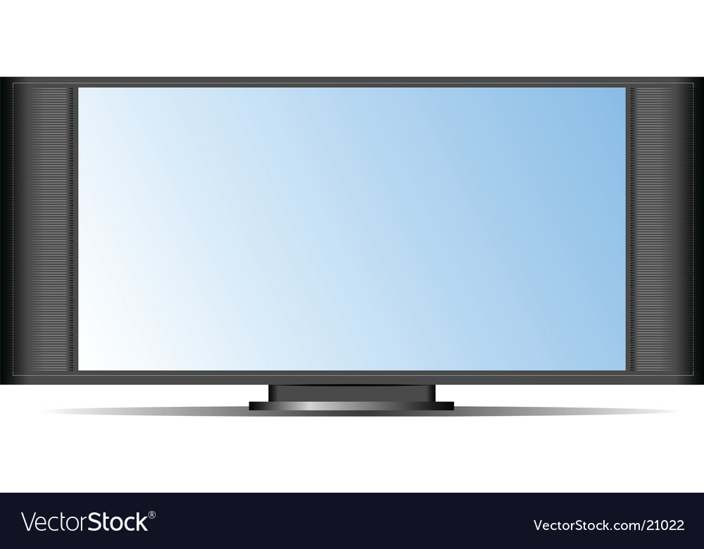 TV set Royalty Free Vector Image - VectorStock