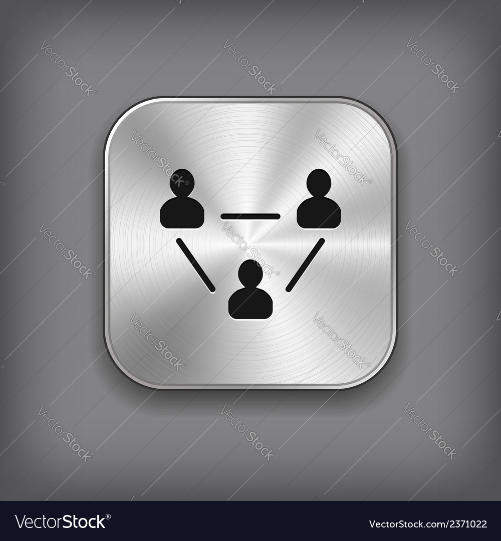 User group network icon Royalty Free Vector Image