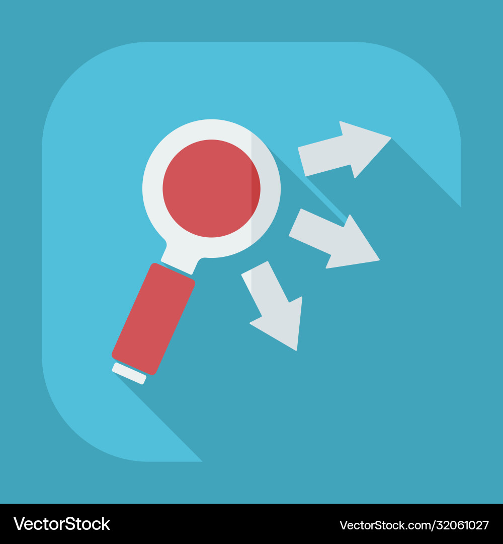 Flat modern design with shadow icons business icon