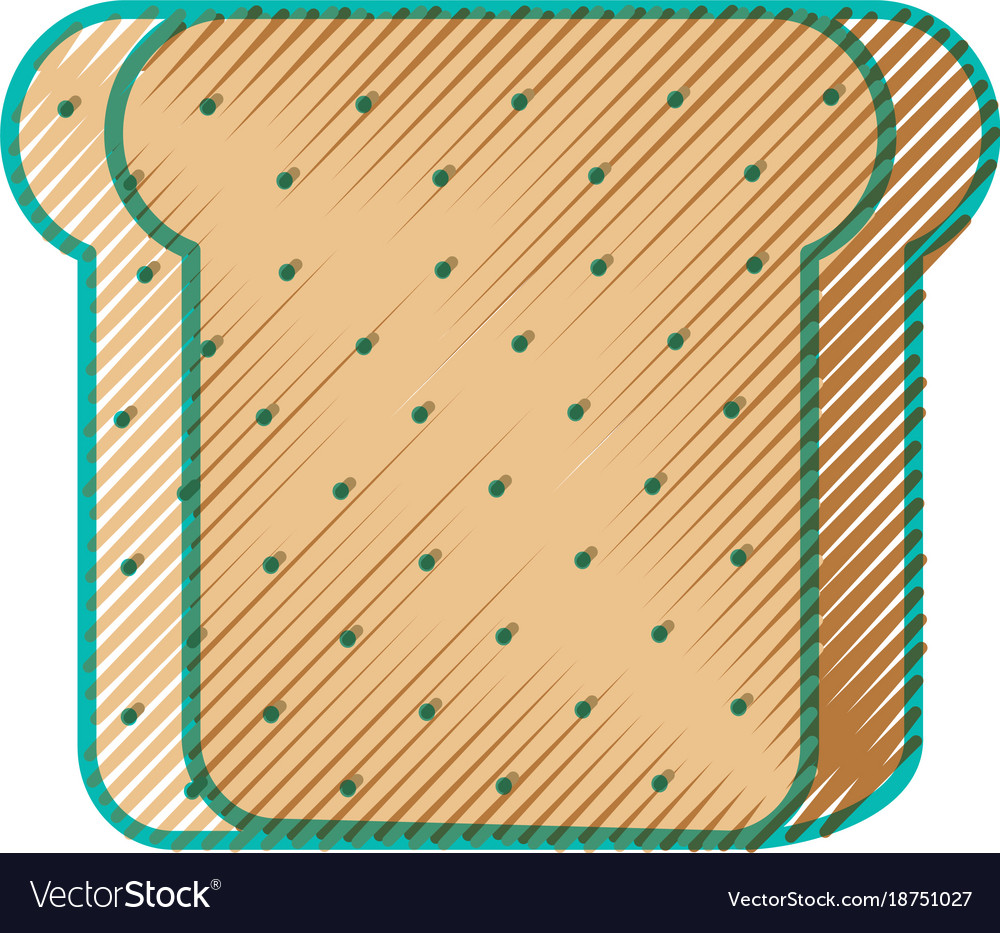 Isolated bread design Royalty Free Vector Image