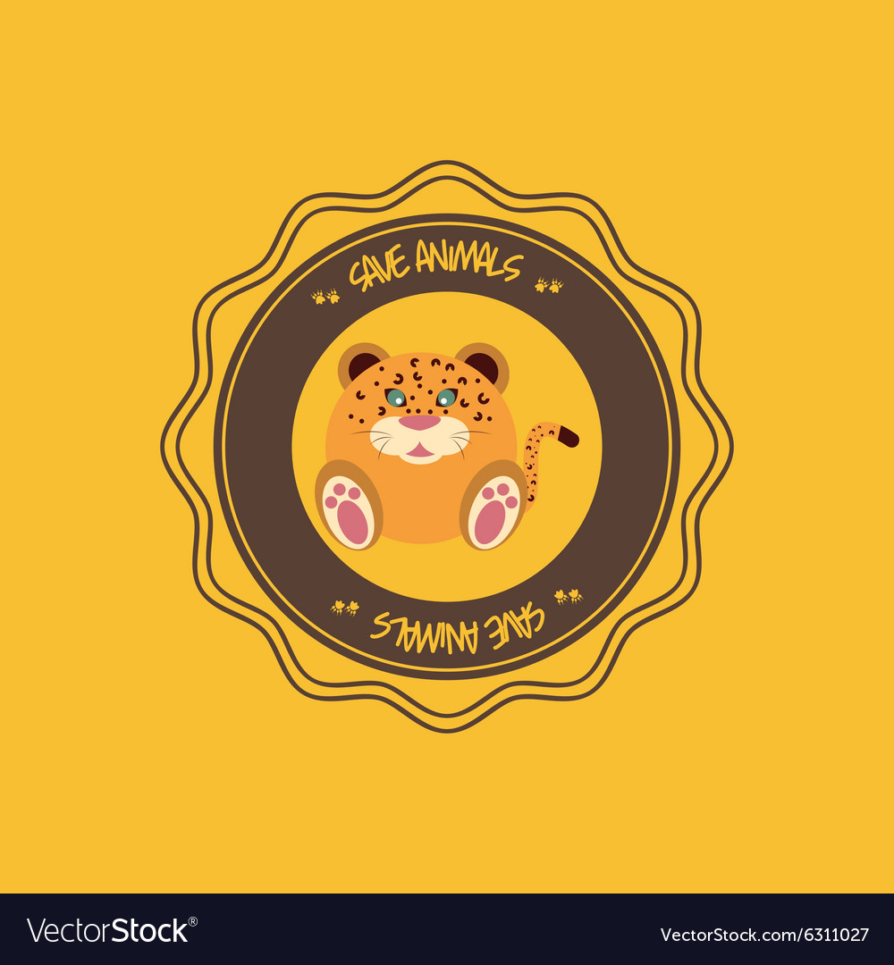 Save animals Royalty Free Vector Image - VectorStock