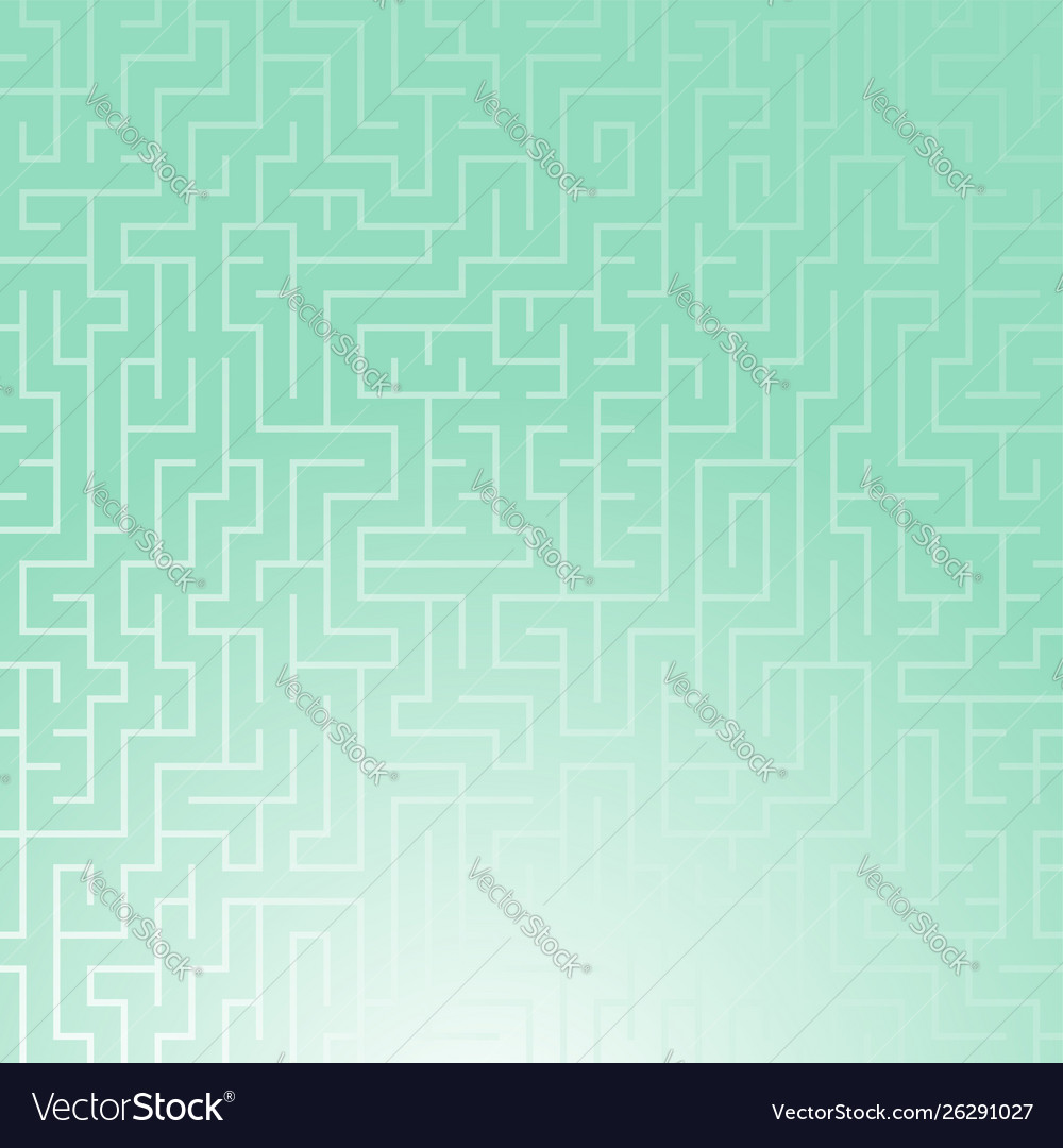 Square color maze pattern simple flat Royalty Free Vector