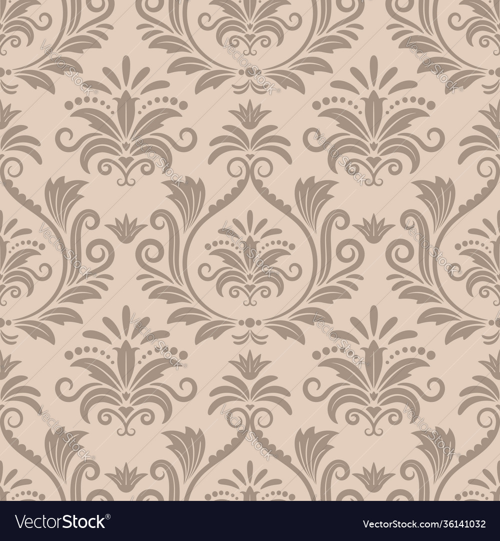 Baroque seamless pattern Royalty Free Vector Image