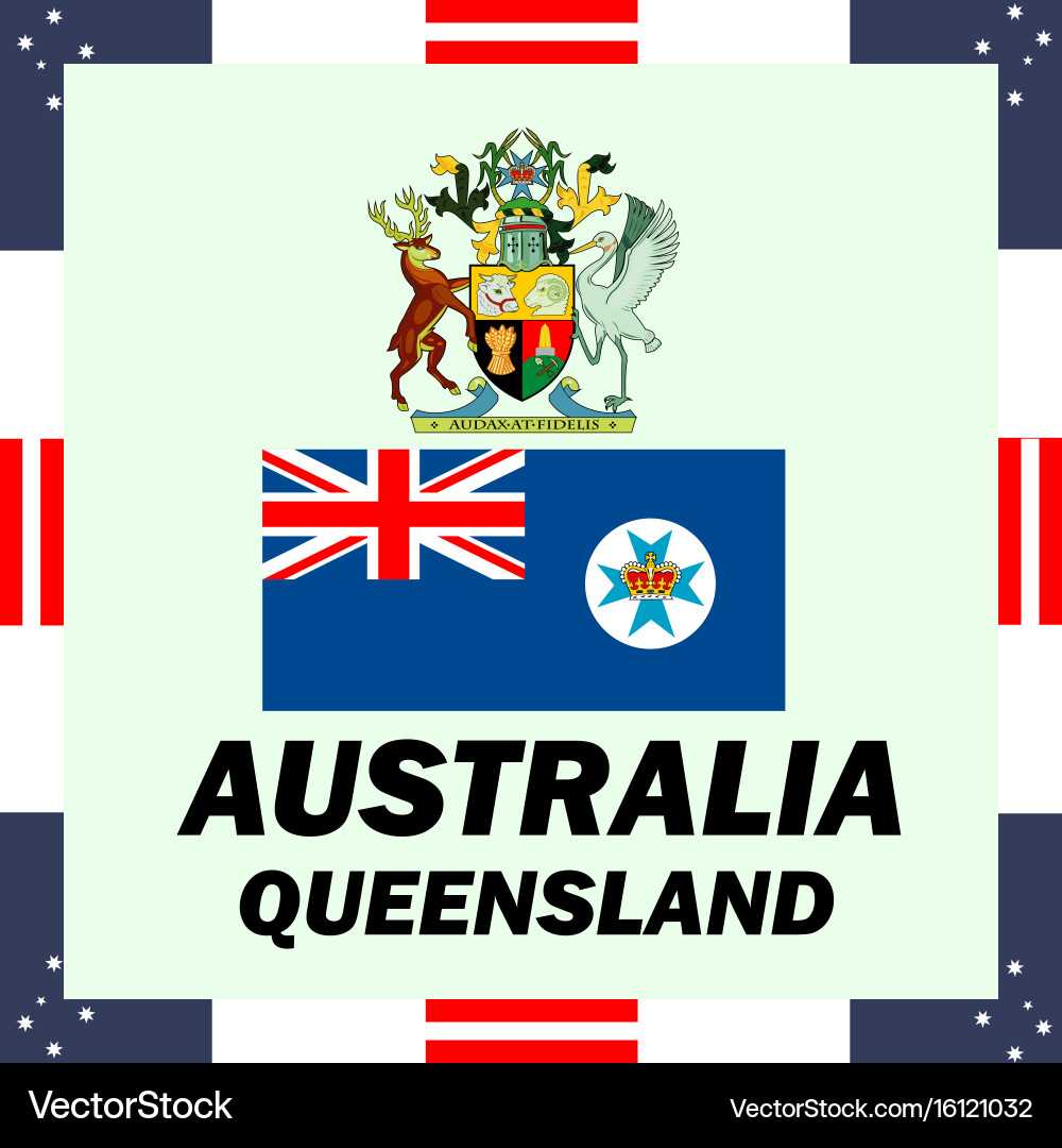 Official government elements of australia Vector Image