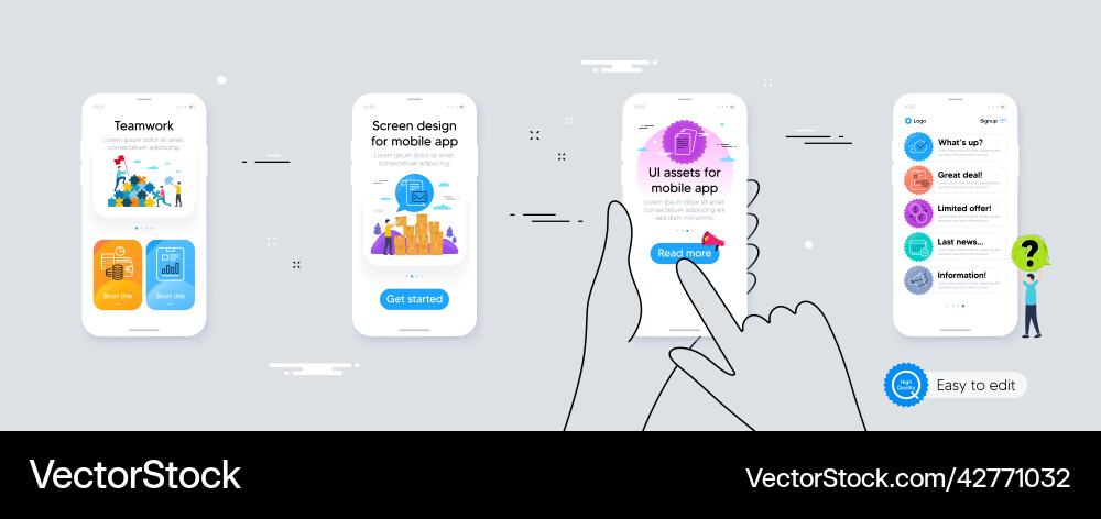 Set of report checklist currency exchange Vector Image