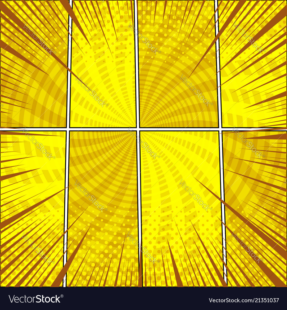 Comic book dynamic template Royalty Free Vector Image