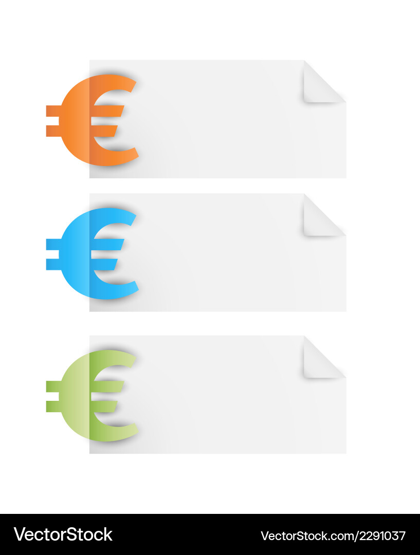 Currency - euro Royalty Free Vector Image - VectorStock