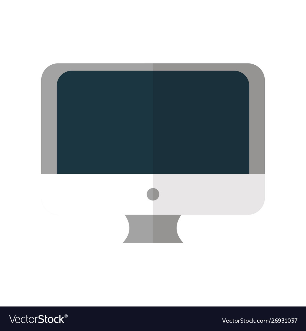 Isolated computer design Royalty Free Vector Image
