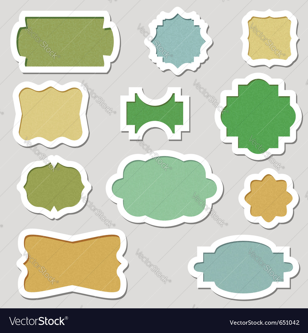Colorful frames Royalty Free Vector Image - VectorStock
