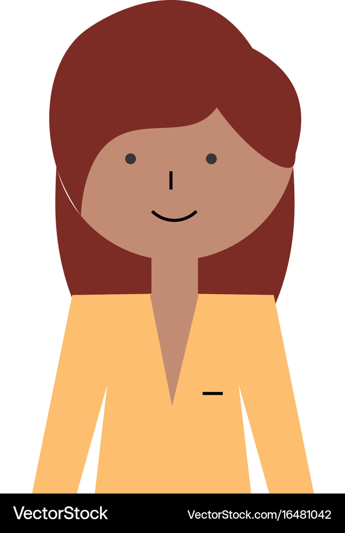 Woman profile cartoon Royalty Free Vector Image