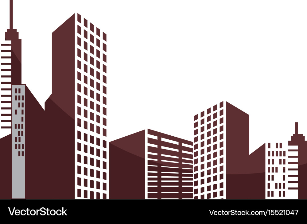 City buildings icon Royalty Free Vector Image - VectorStock