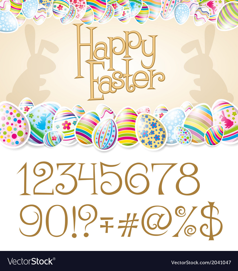 Easter Royalty Free Vector Image - VectorStock