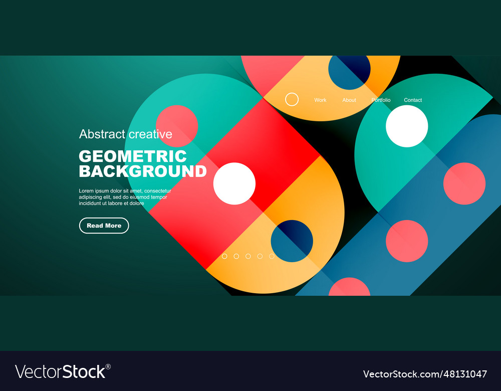 Simple circles and round elements pattern Vector Image