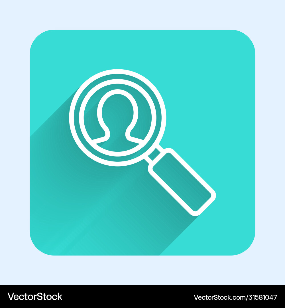 White line medical analysis icon isolated Vector Image