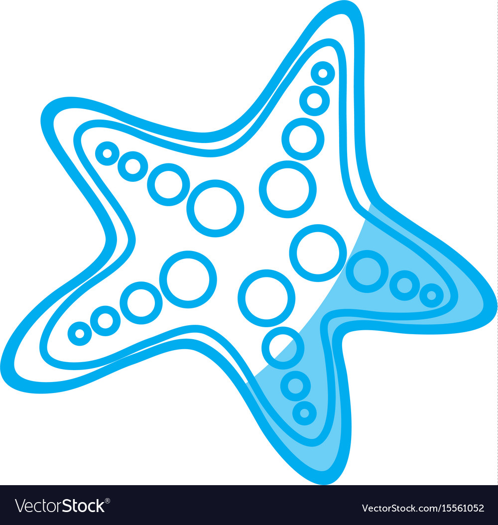 Sea star icon Royalty Free Vector Image - VectorStock