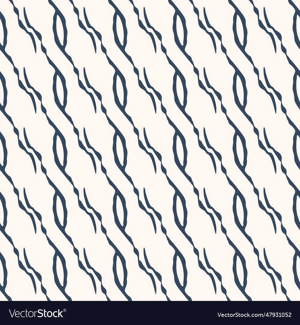 Seamless pattern with a simple abstract drawing Vector Image