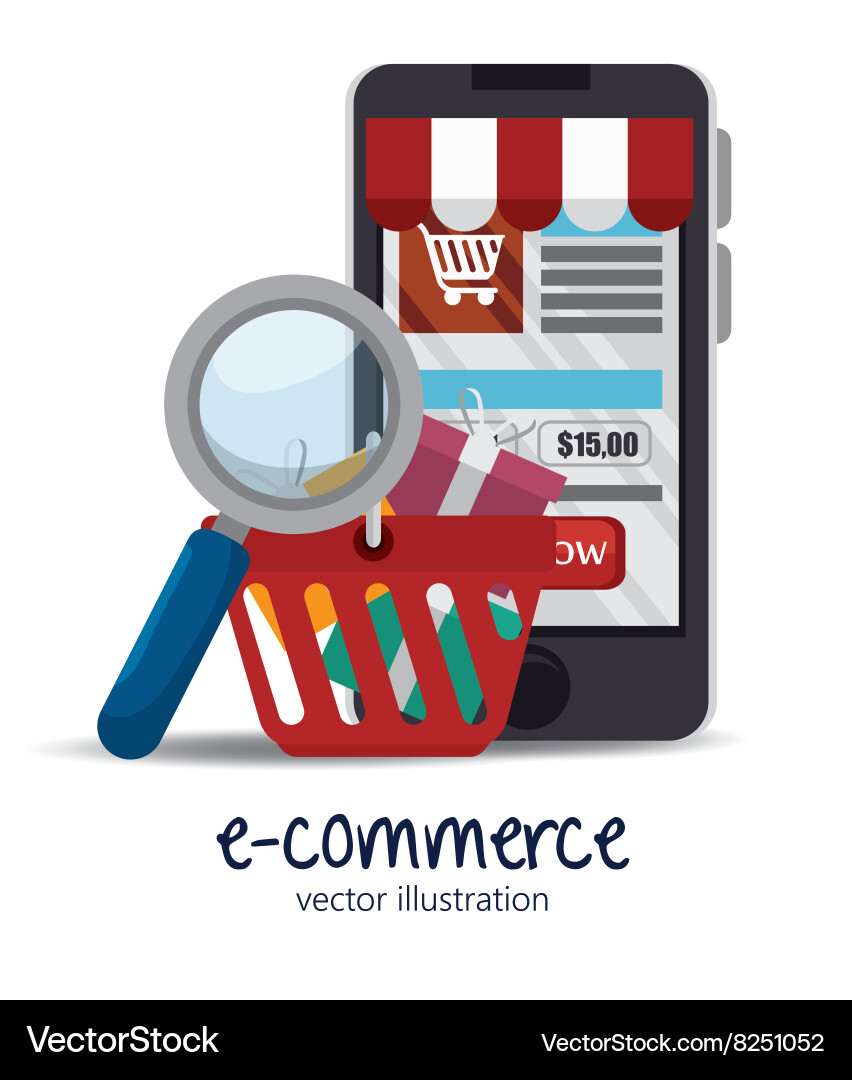 Shopping online design Royalty Free Vector Image