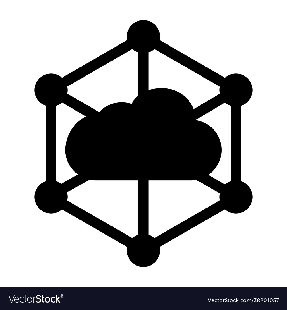 Cloud network Royalty Free Vector Image - VectorStock