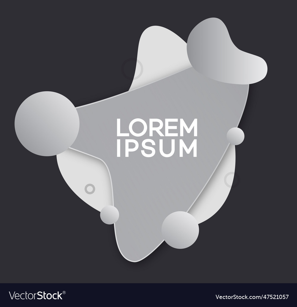 Dynamic shape Royalty Free Vector Image - VectorStock