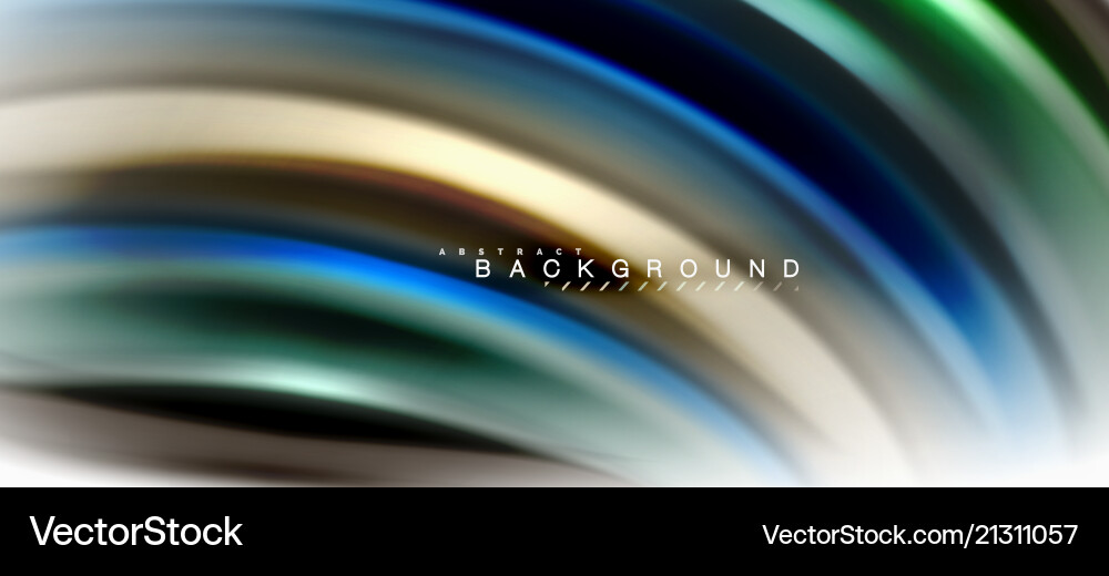 Fluid liquid mixing colors concept on light grey Vector Image