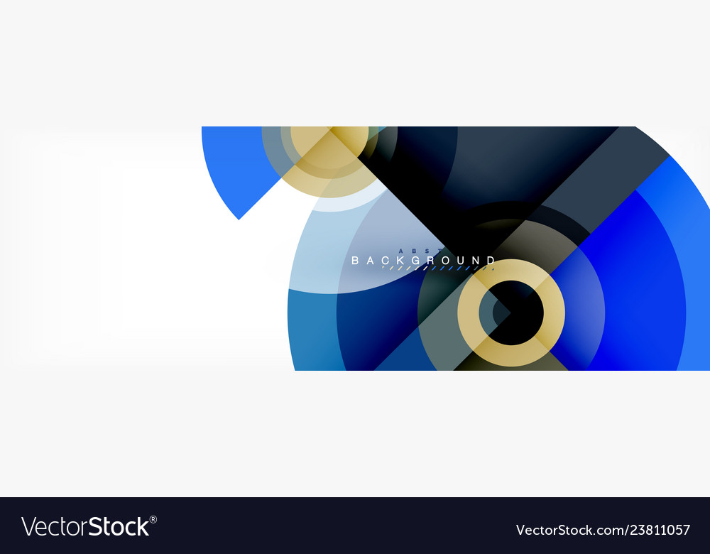 Geometric circle abstract background creative Vector Image