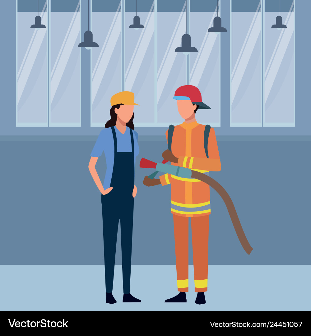 Jobs and professions avatar Royalty Free Vector Image