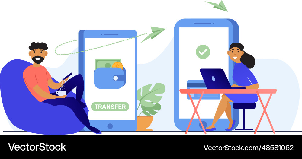 Image of digital payment online concept Royalty Free Vector