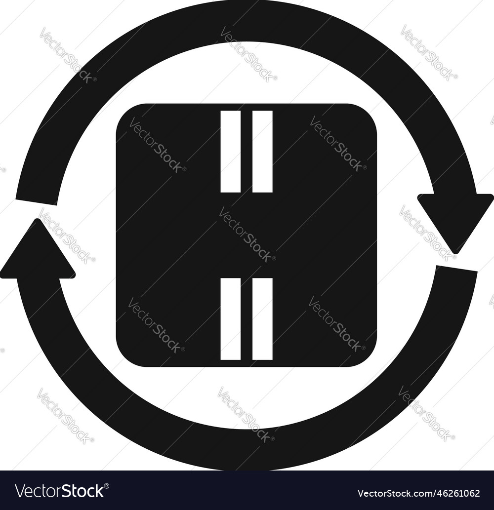 Parcel return icon simple service delivery Vector Image Parcel return icon simple service delivery Vector Image