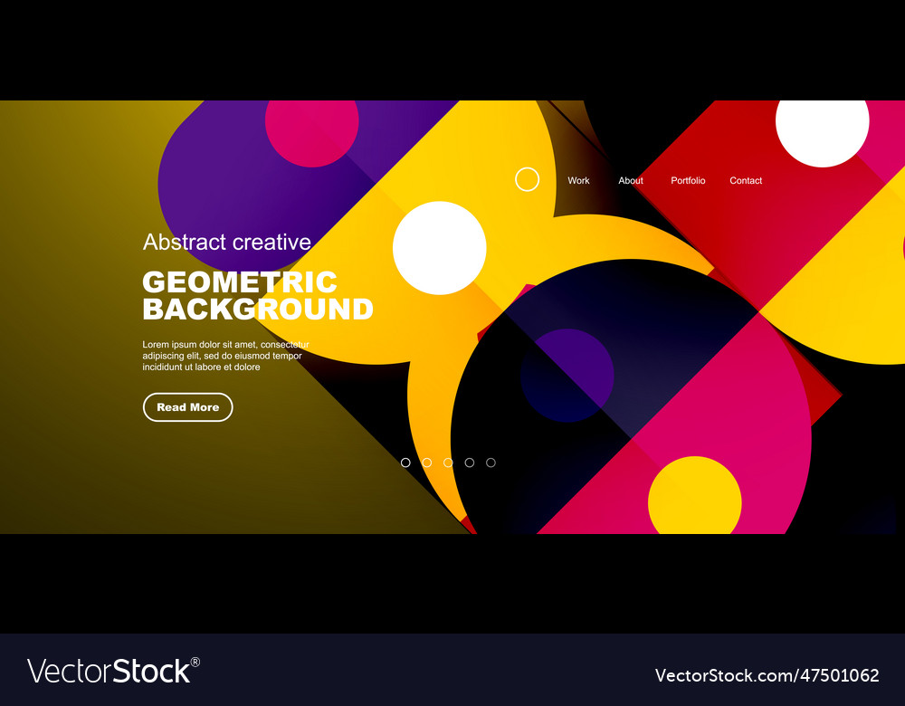 Simple circles and round elements pattern Vector Image