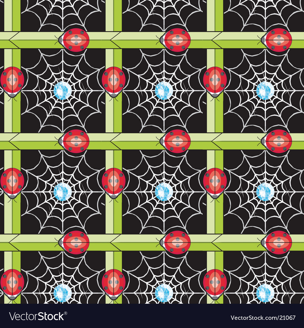 Bugs seamless pattern Royalty Free Vector Image