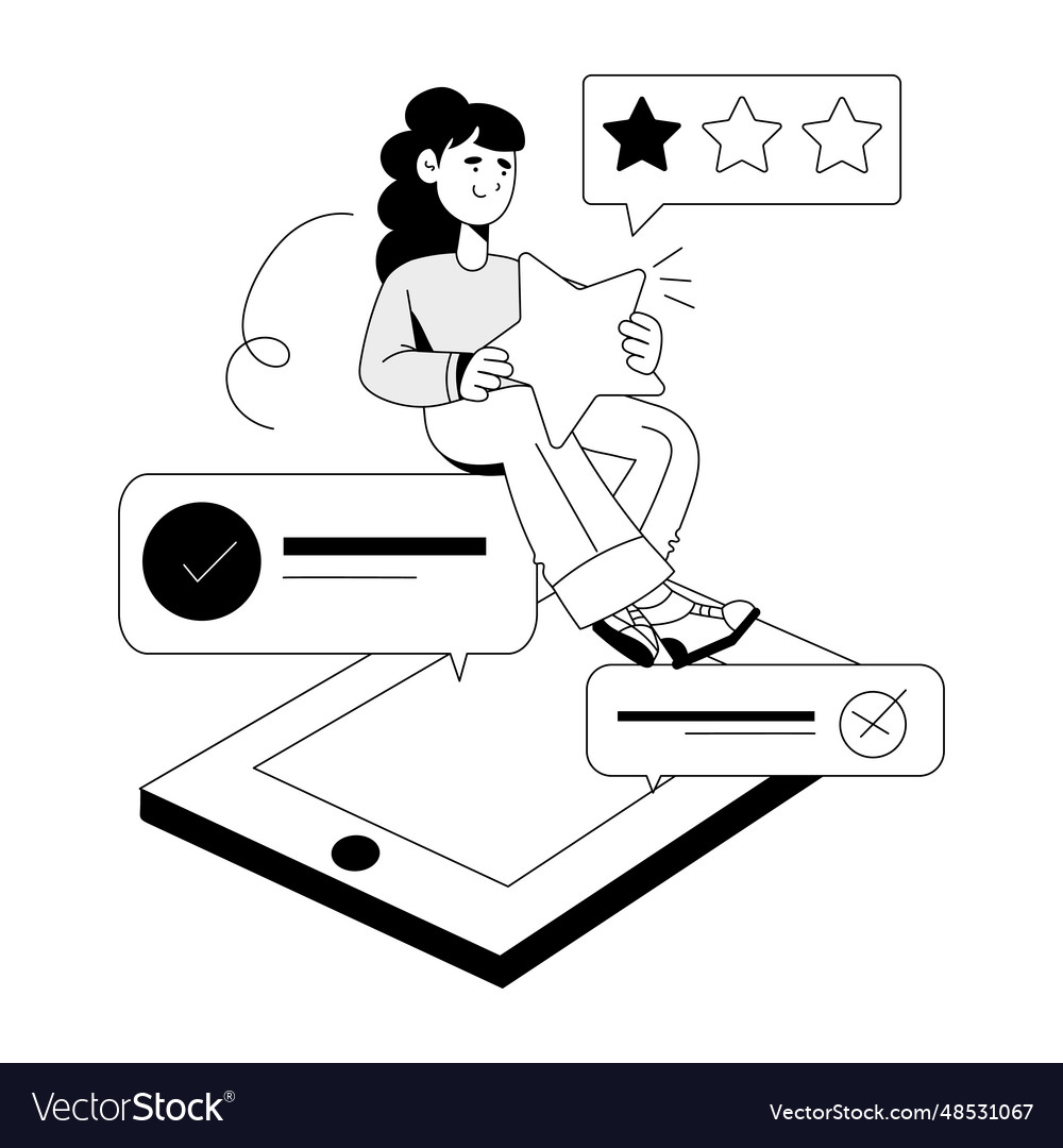 Customer satisfaction Royalty Free Vector Image