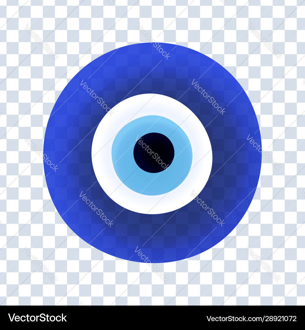Evil eye protection sign protect symbol from Vector Image